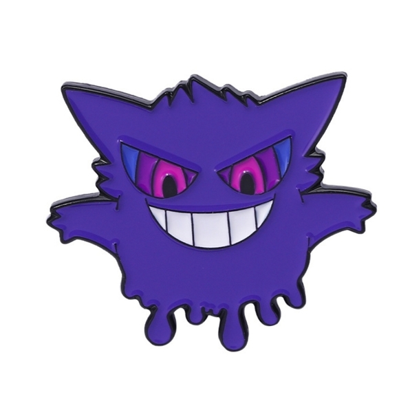Pokemon | Jewelry | Gengar Pokmon Enamel Pin Purple Gengar | Poshmark